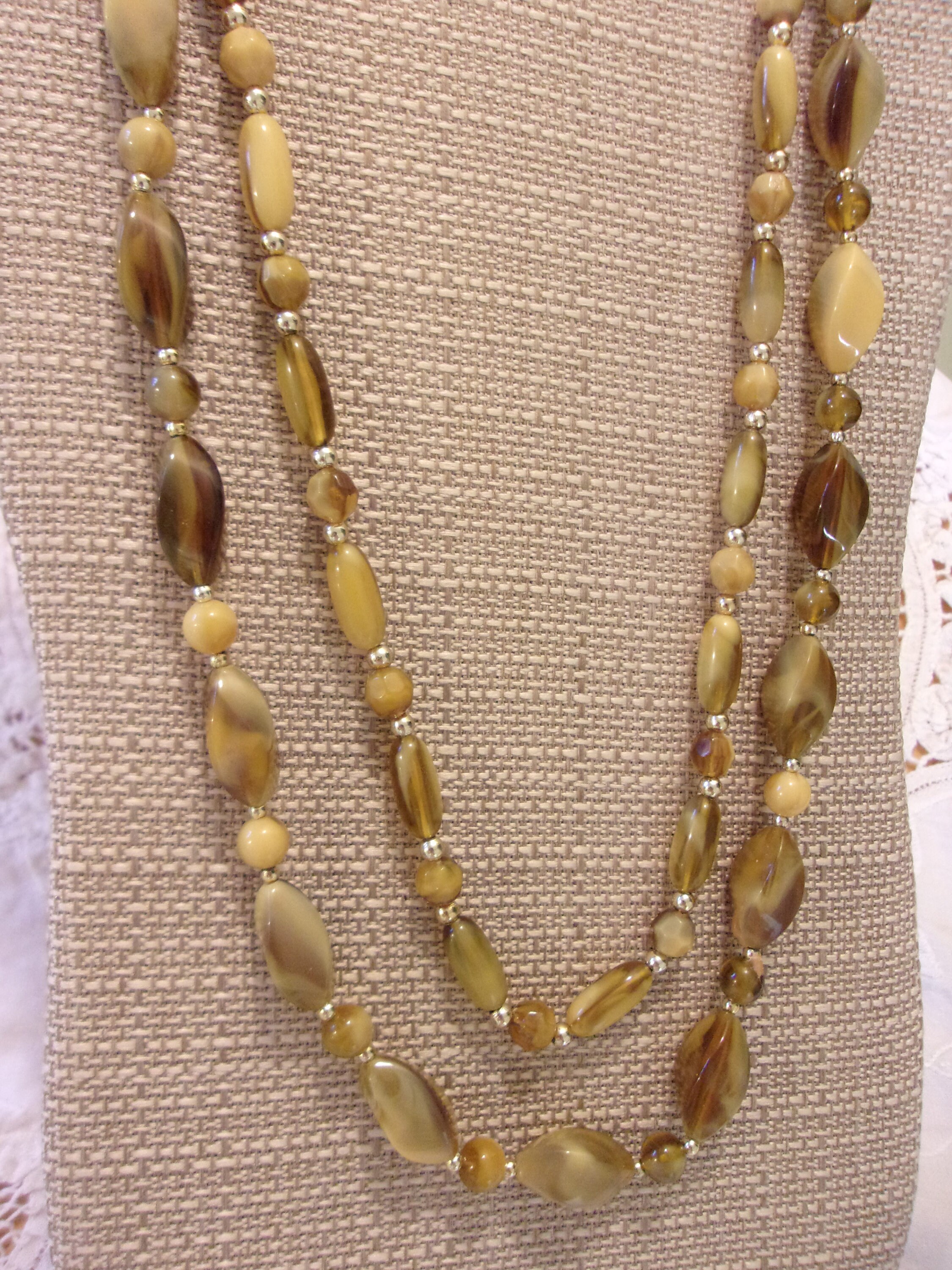 Genuine Lucite Necklaceslot of 2 Necklacesahbra Cale - Etsy
