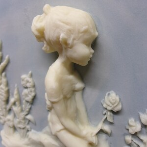 Frances Taylor Williams Artist,plate,cameos of Childhood,melissa,blue ...