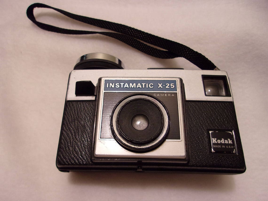 Vintage Kodak Camera,instamatic X-25 Camera,kodak 126 Film,vintage ...