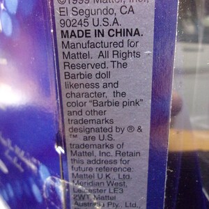 Millennium Princess Barbie,special Millennium Edition,1999,mattel ...