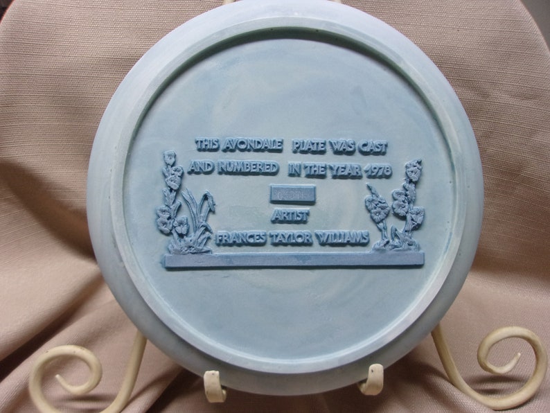 Frances Taylor Williams Artist,plate,cameos of Childhood,melissa,blue ...