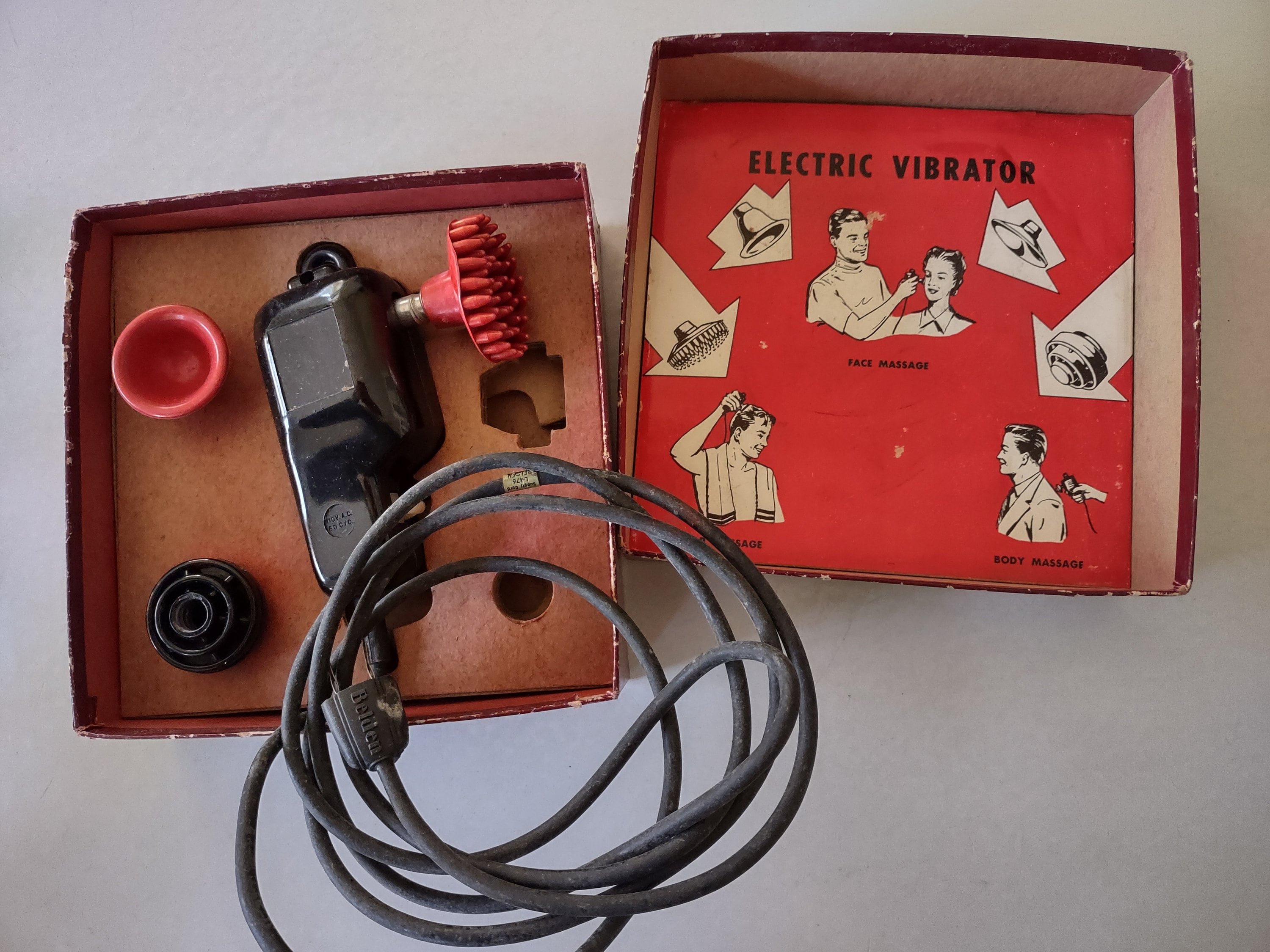 Wahl Hand-e Electric Vibrator,vintage Massager,wahl Clipper Corp ...