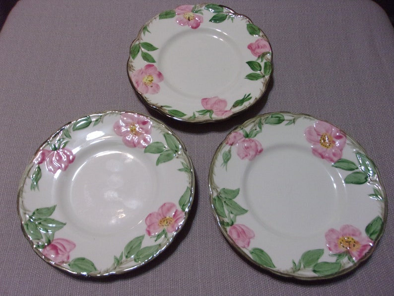 1960s Desert Rose Pattern,franciscan Earthenware,oven Safe,color Fast,3 ...