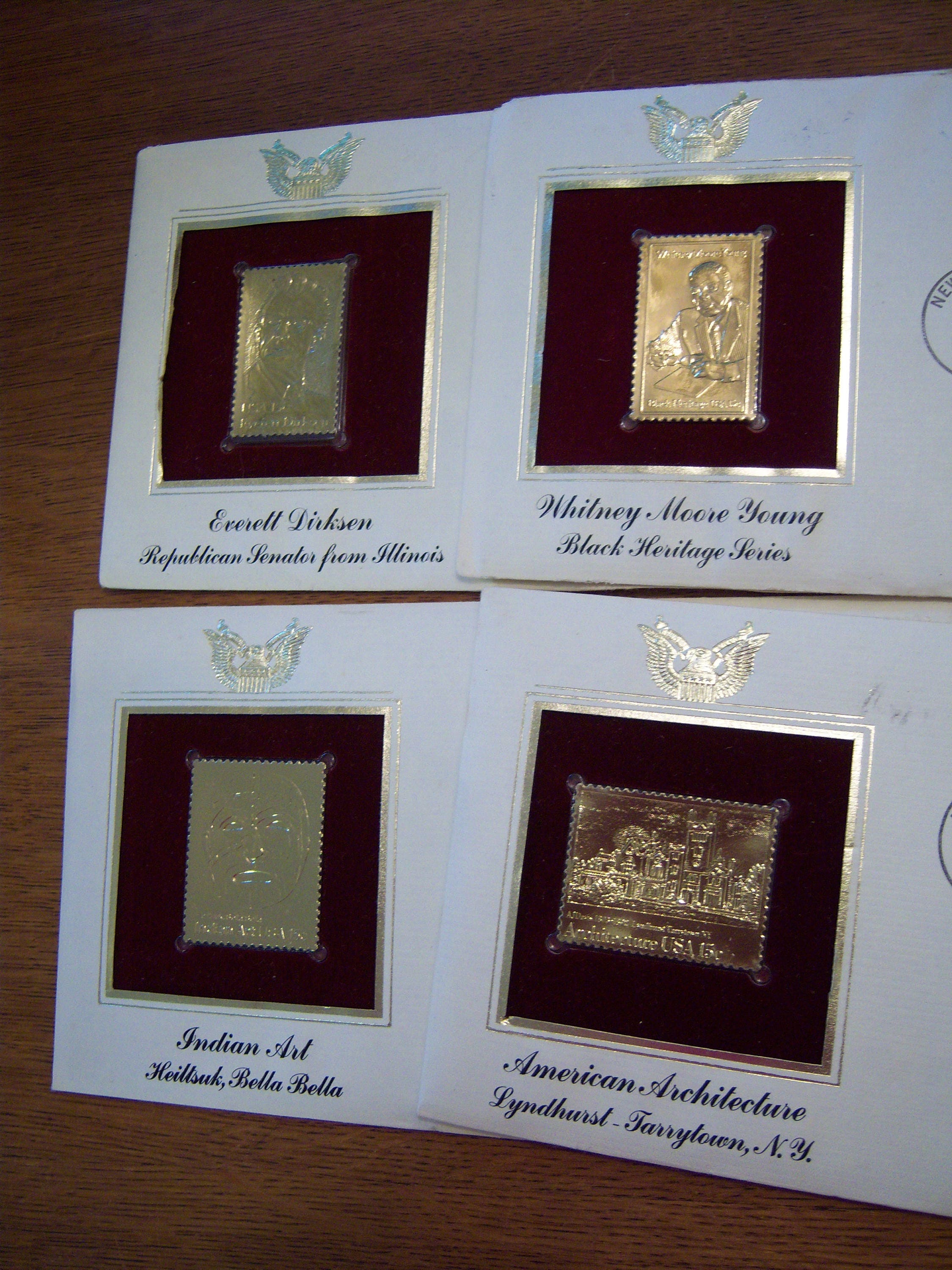 Gold Stamp Replica,1980,1981,stamp Design,united States Postal Service ...