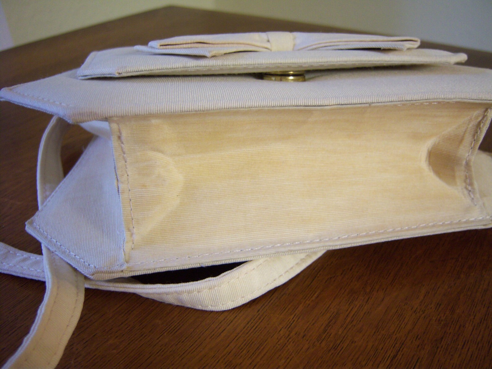 Cream Color Shoulder Purse/small Purse With Bow - Etsy