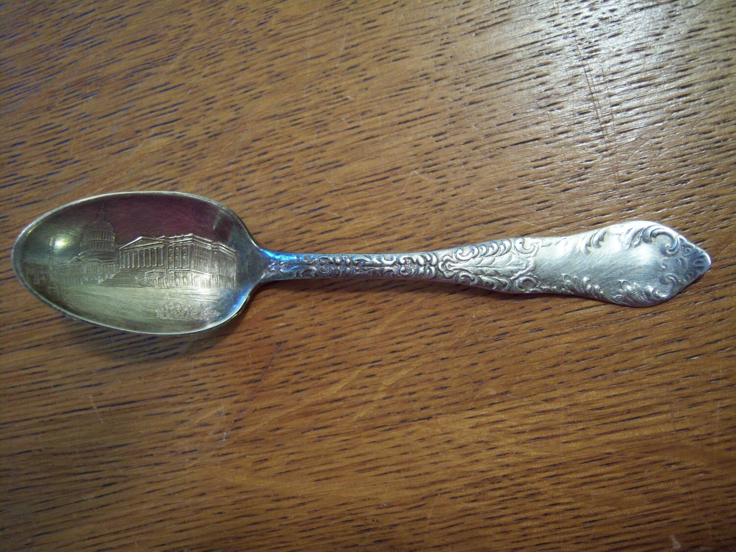 Souvenir Spoon,washington Dc,united States,sterling Plate Spoon,capital ...