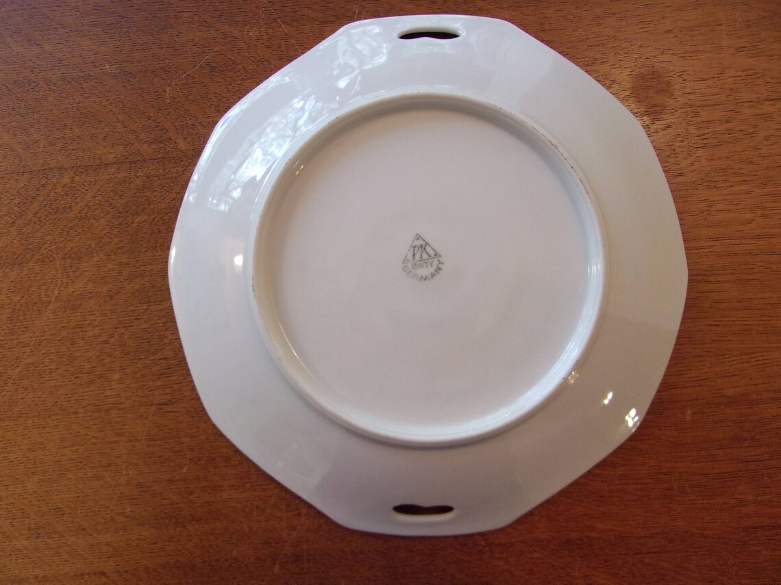 PK Unity,made in Germany,8 3/4 Plate,porcelain,plate With Handles,asian ...
