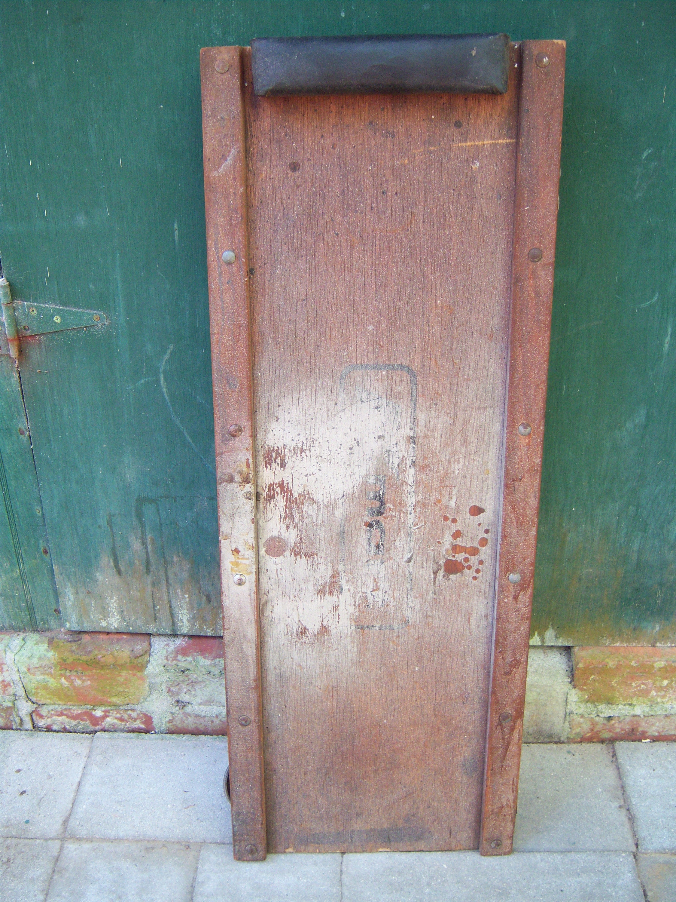 Mechanics Creeper,vintage Wood Dolly,mover With Castors,padded Head ...