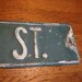 Vintage Metal Street Sign,rudd St. Metal Sign,green,white Distressed ...
