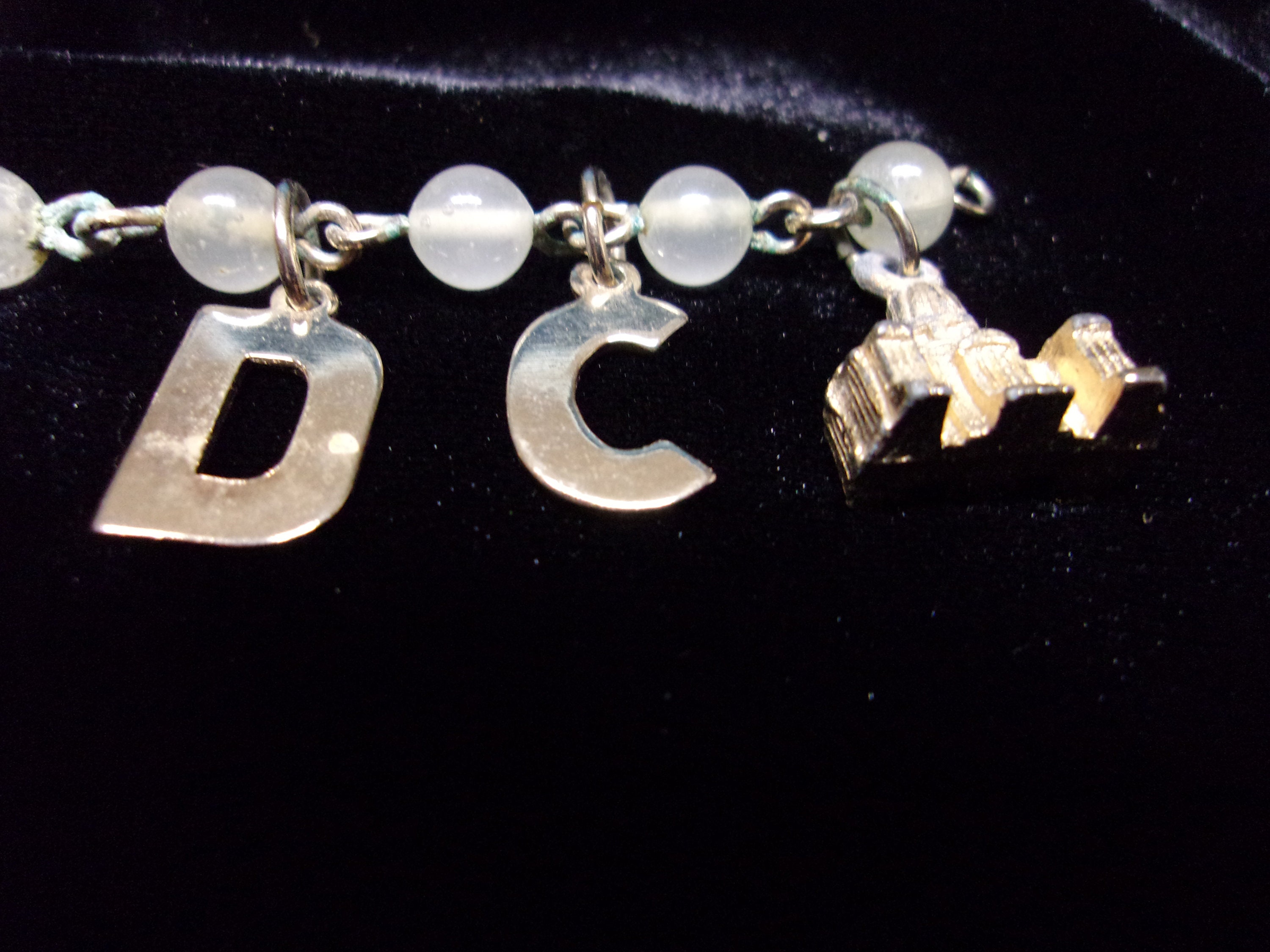Vintage Washington DC Bracelet,gold Tone Bracelet,charm Bracelet,us ...