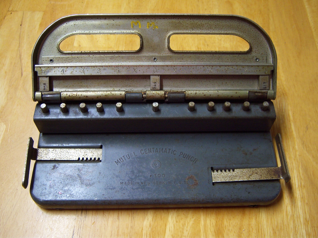 Mutual Centamatic Punch,#300,made in New York,ny,usa,vintage Metal ...