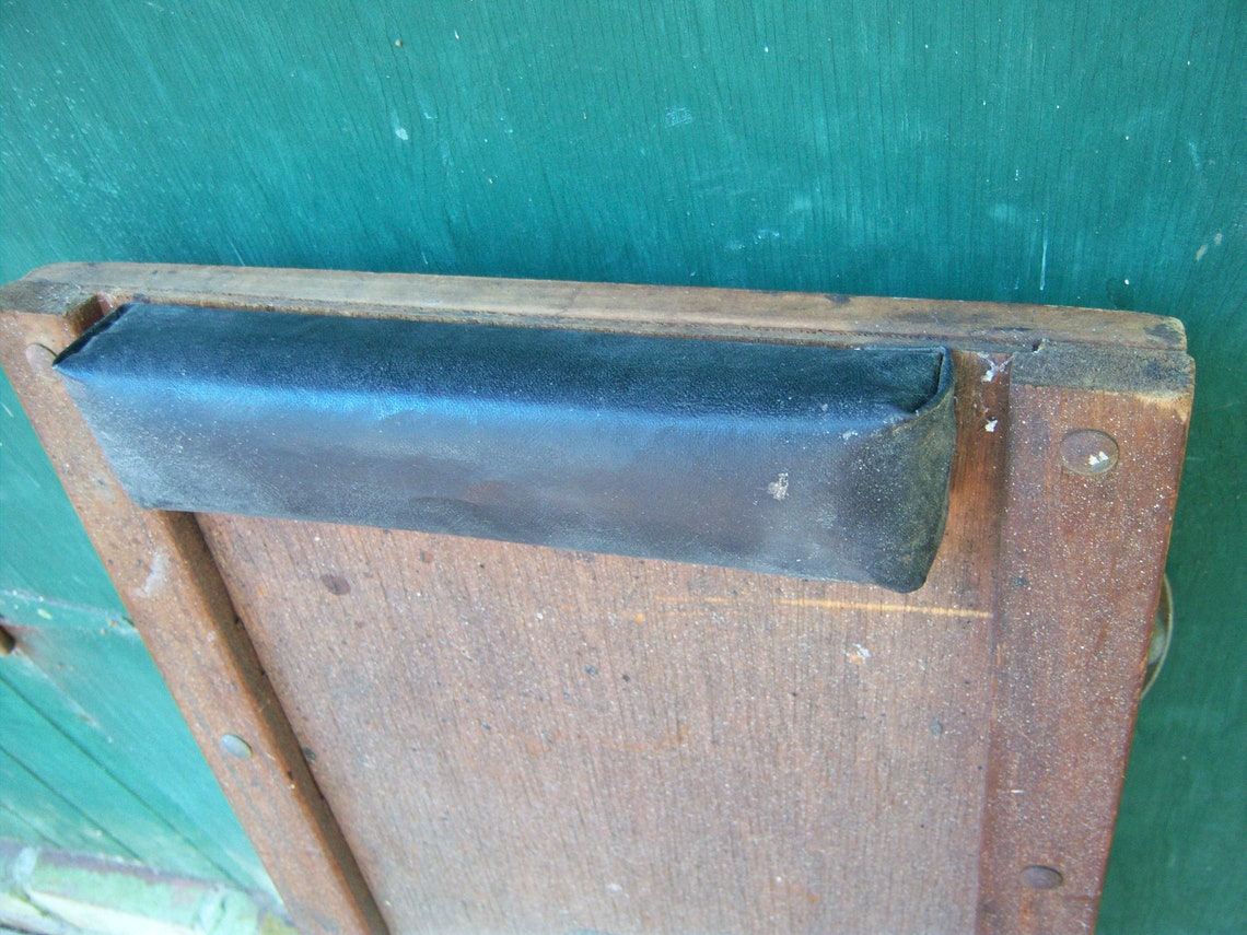 Mechanics Creeper,vintage Wood Dolly,mover With Castors,padded Head ...