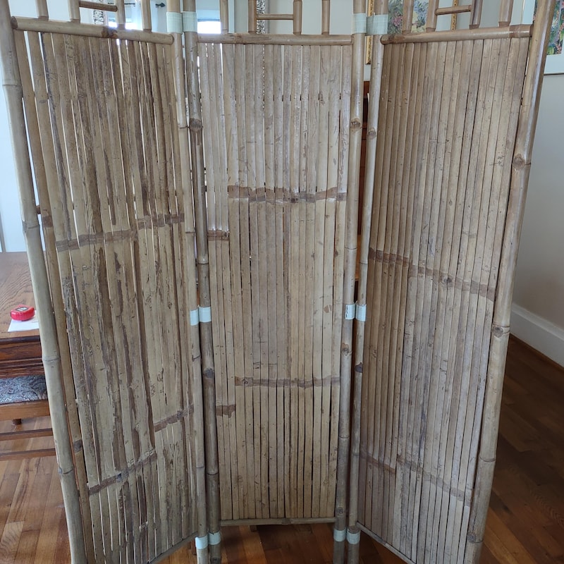 Bamboo Room Divider - Etsy