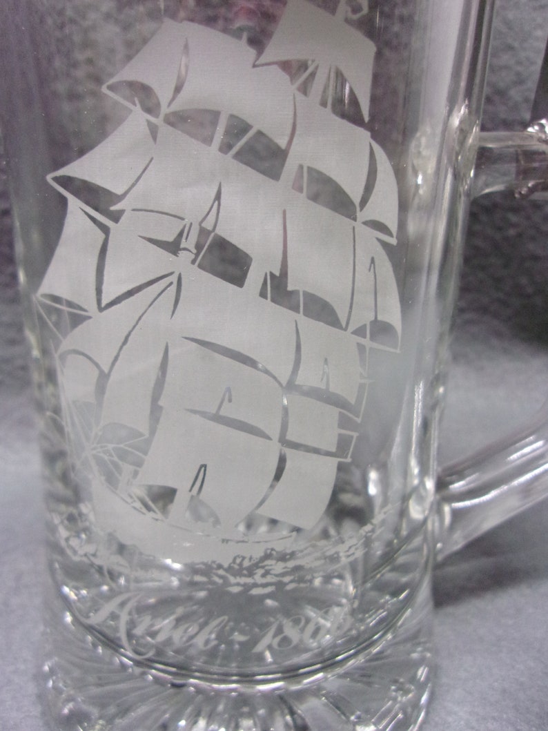 Vintage Old Spice Steinariel 1866etched Clipper Shippewter - Etsy