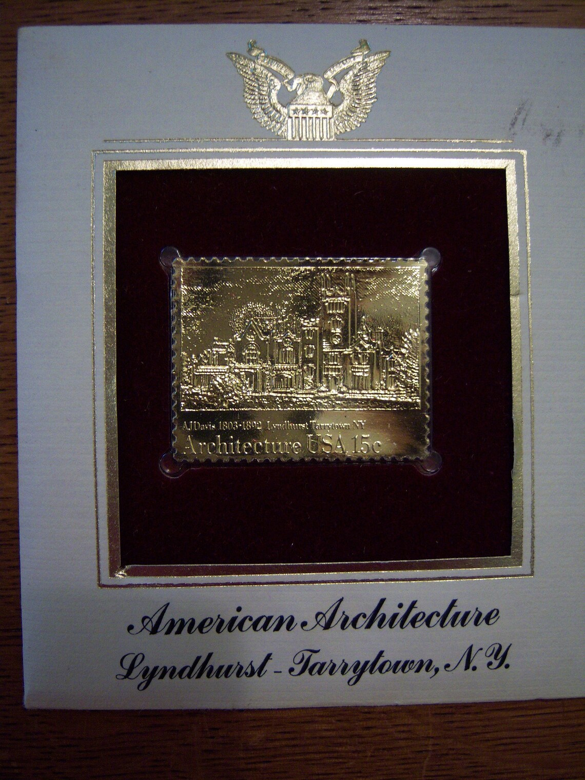 Gold Stamp Replica,1980,1981,stamp Design,united States Postal Service ...
