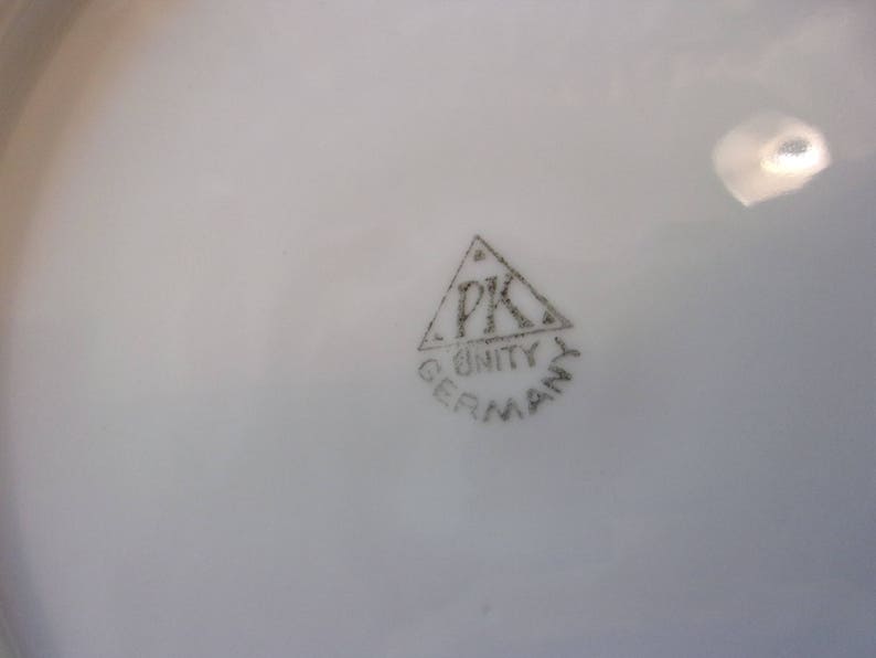 PK Unity,made in Germany,8 3/4 Plate,porcelain,plate With Handles,asian ...