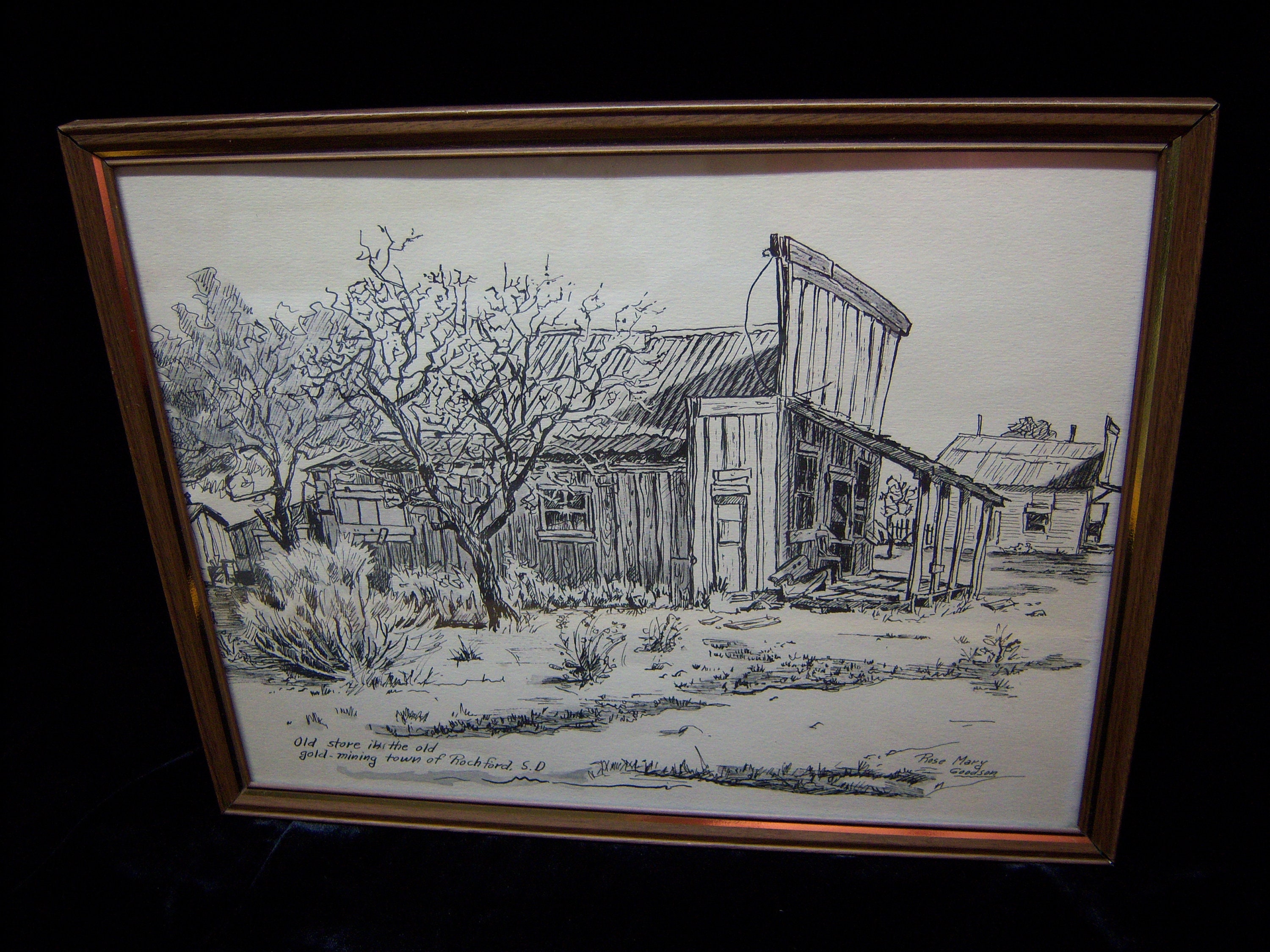 Gold Panning Drawing