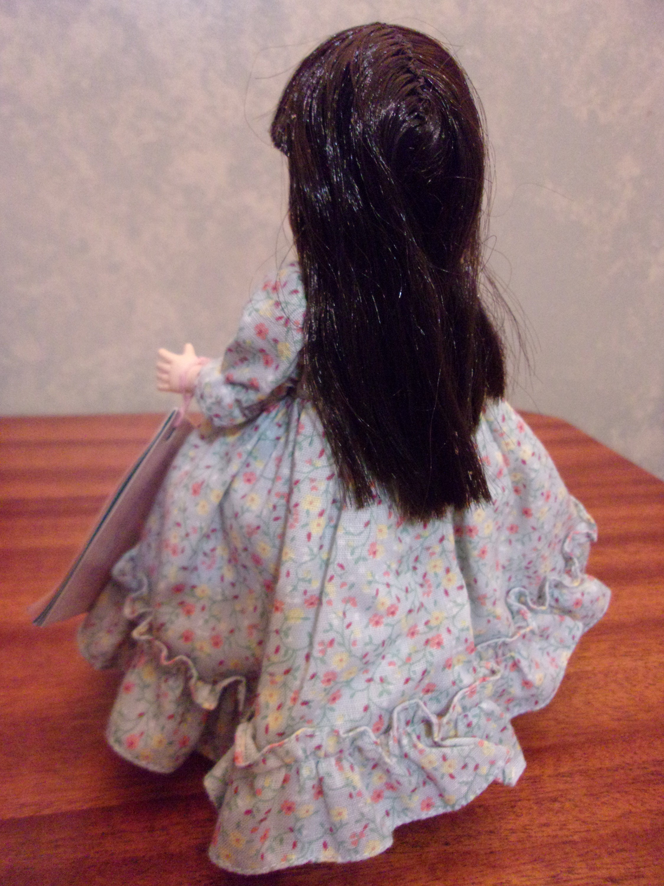 Lucy Locket,madame Alexander,miniature Showcase,7.5 Tall,long Black ...