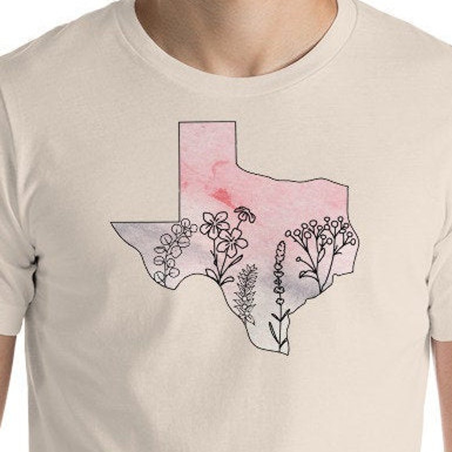 Texas Shirt Texas Strong Texas Gifts Texas Tshirt Floral Texas | Etsy