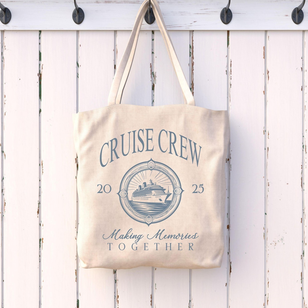 Cruise Tote Bag, Cruise Crew Tote Bag, Vacation Beach Bag, Family ...