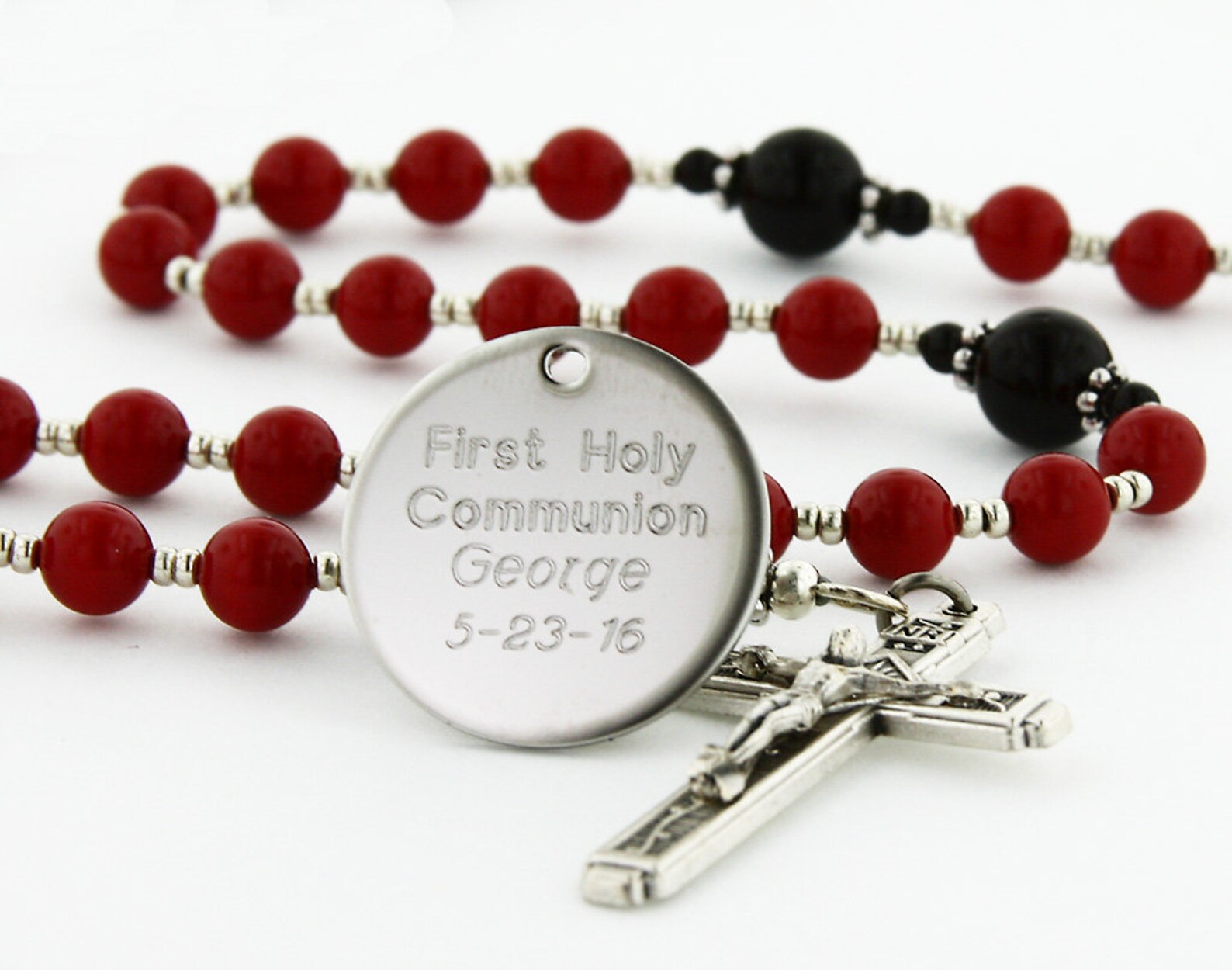 First Communion Rosary Communion Beads Communion Gift for - Etsy