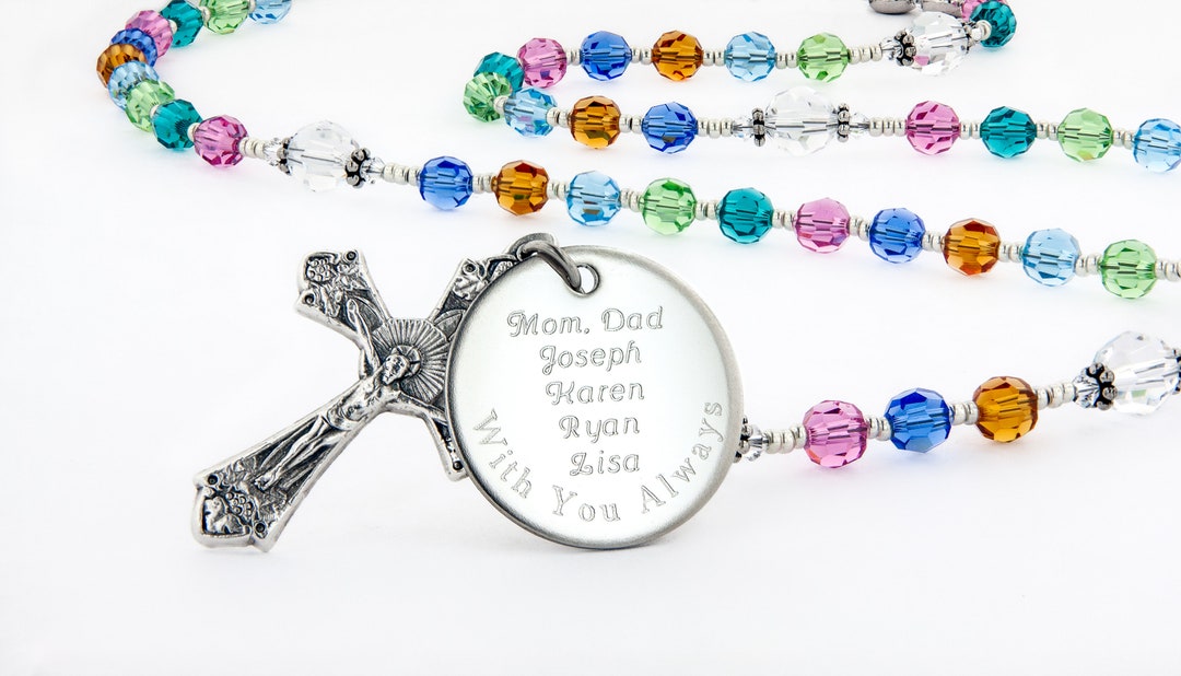 Girls Communion Rosary Beads, First Holy Communion Gift, Represent ...