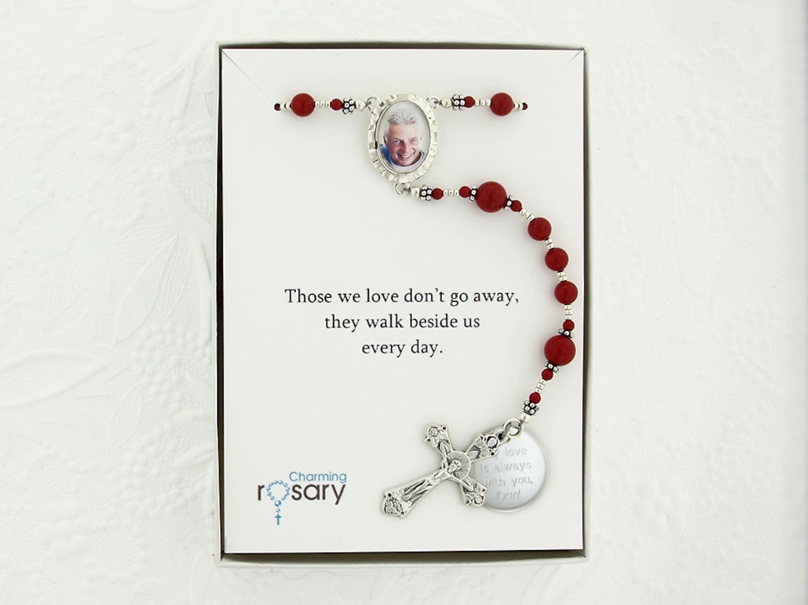 Memorial Rosary, Personalized Rosary, Memory Rosary, Photo Rosary ...