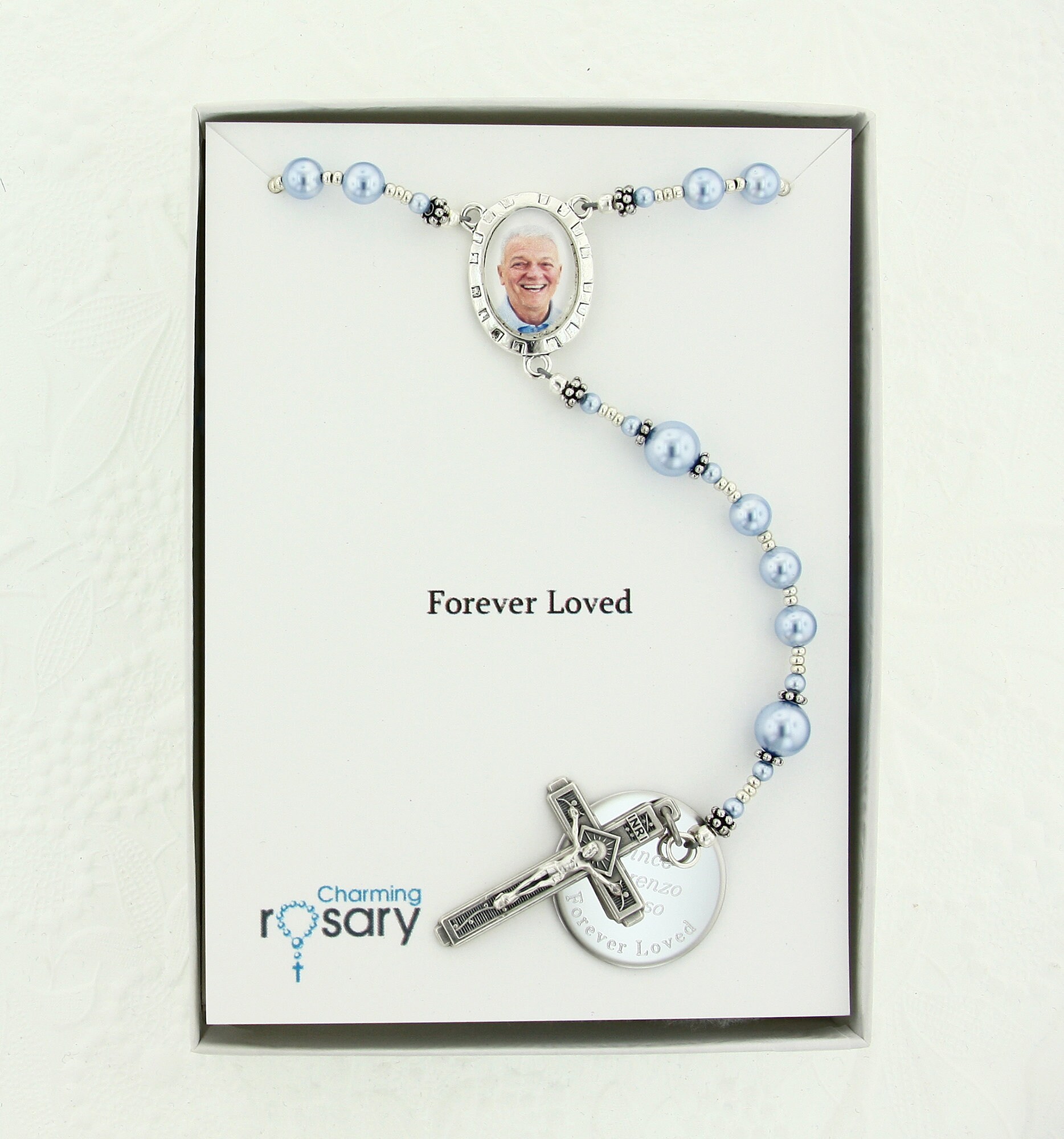 Memorial Rosary Personalized Rosary Photo Rosary Memory - Etsy