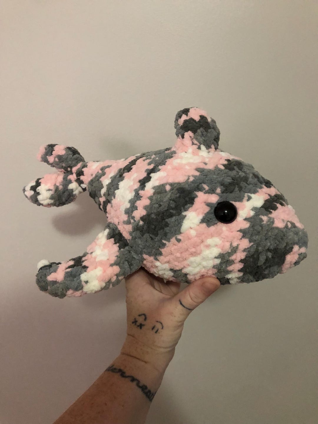 Pink Plush Shark - Etsy