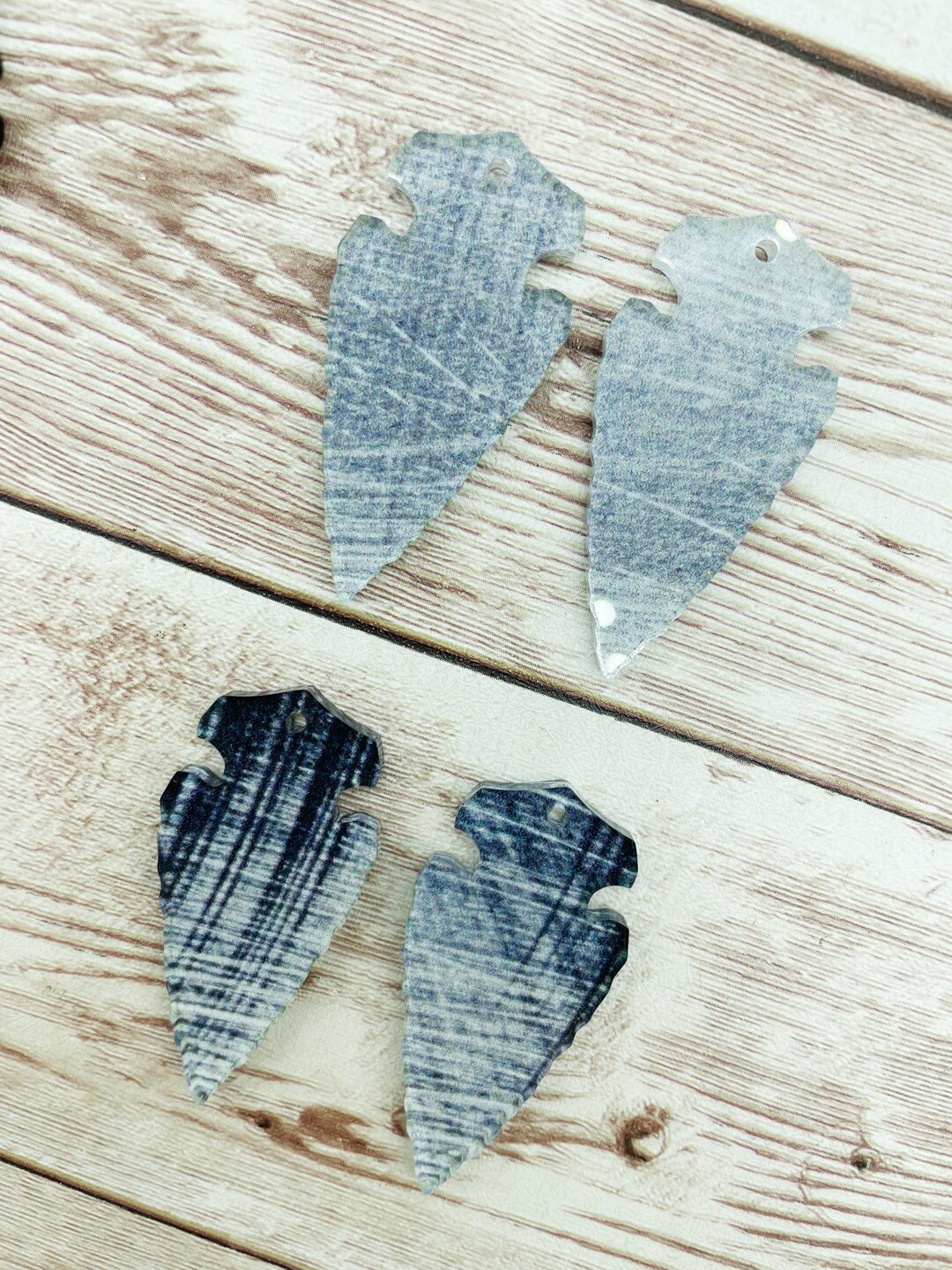 Patterned Acrylic Arrowhead Earring Blanks, DIY Jewelry Making - Etsy