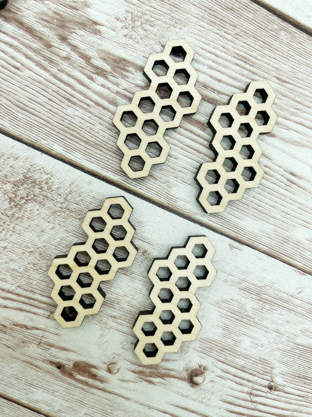 Wood Bee Honeycomb Blanks, Finished Maple Blank, DIY Jewelry Making - Etsy