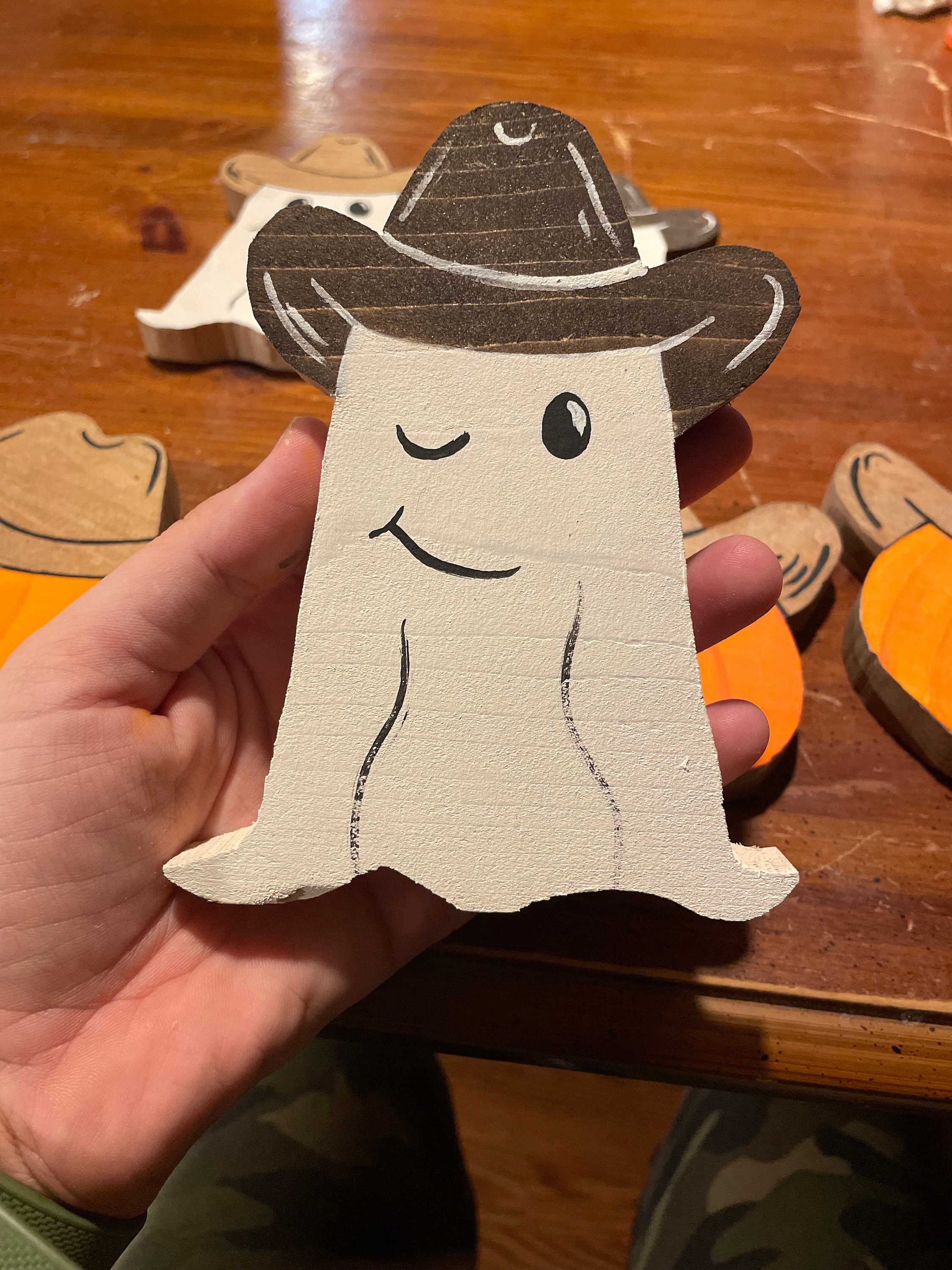 Cowboy Ghost/ Rustic Halloween Decor/ Country Ghost/ Cowboy - Etsy