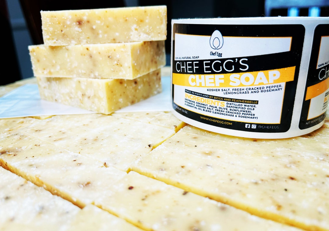 Chef Egg's Chef Soap All Natural Soap Made With Rosemary, Lemongrass ...