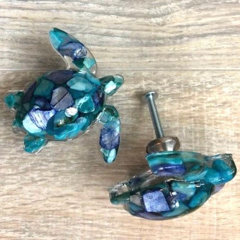 Beach Glass Knobs - Etsy