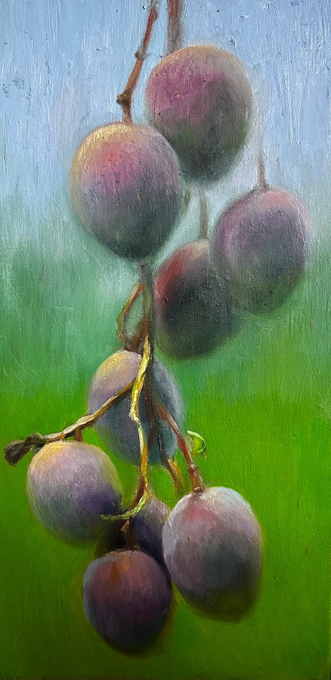 Mangoes - Original Oil on Canvas Painting. Art, Colorful, Home, Kitchen ...