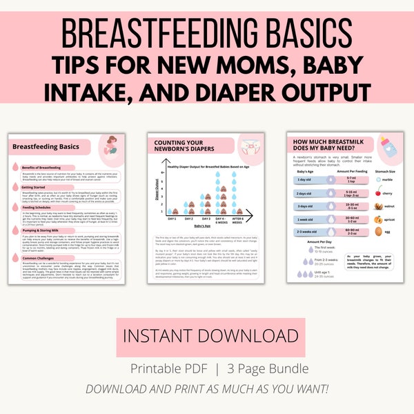 Newborn Tips Handout - Etsy