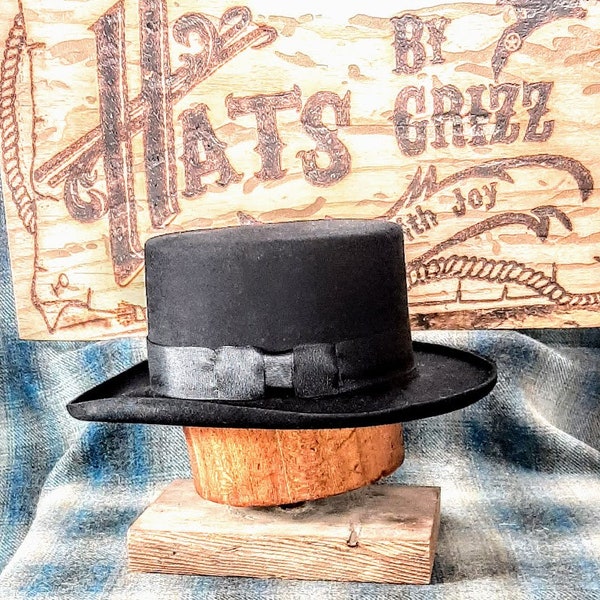 Low Crown Top Hat - Etsy