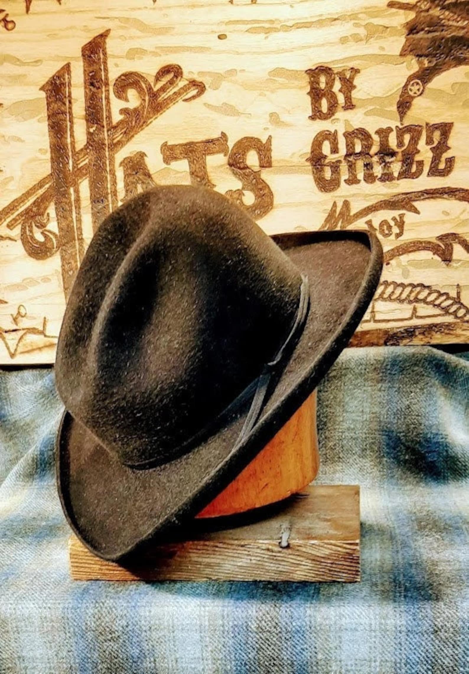 Pistolero Cowboy Hat Custom Western Hat Gus Crease Felt - Etsy