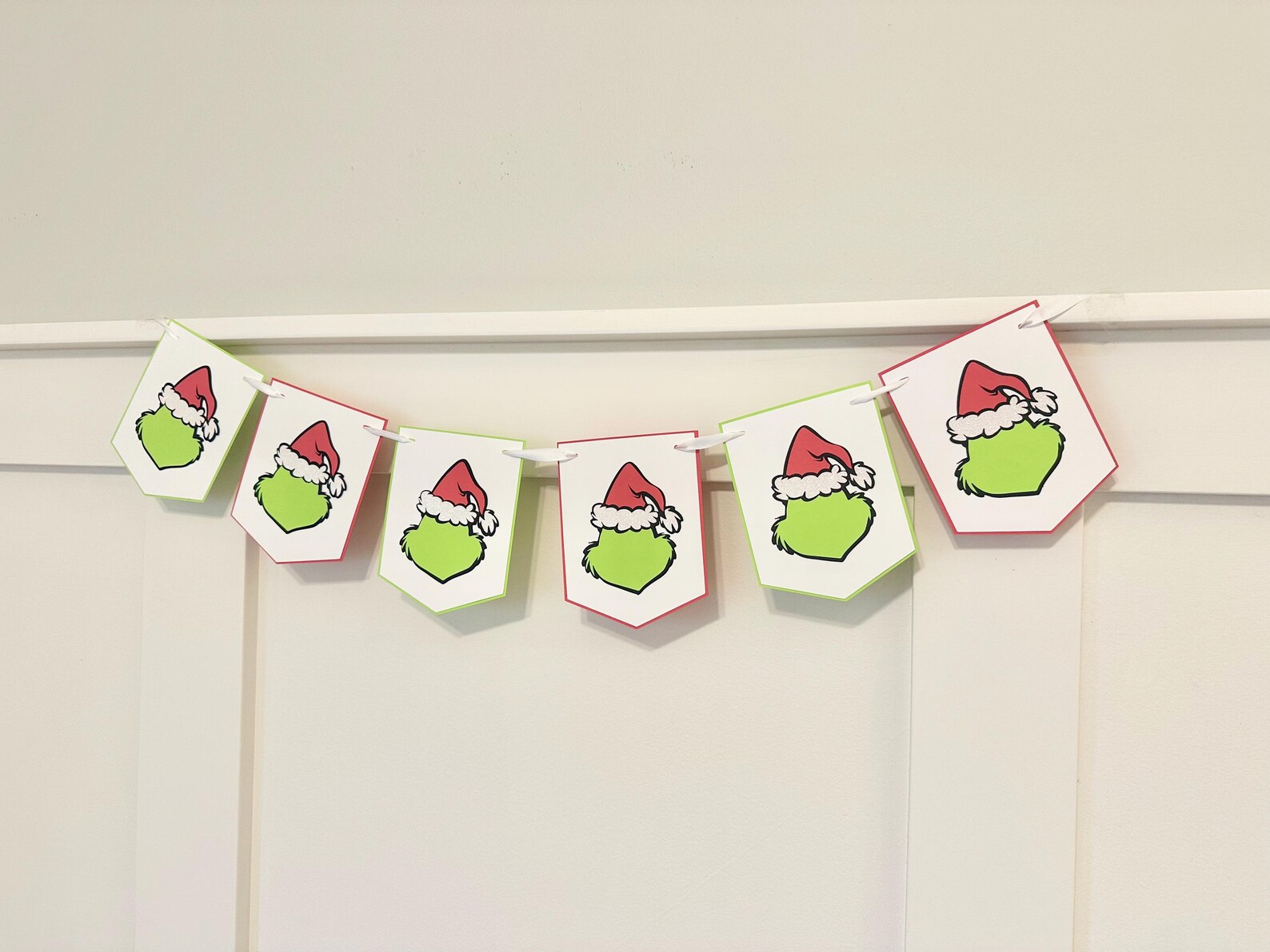 The Grinch Banner Christmas Banner Christmas Grinch Banner - Etsy