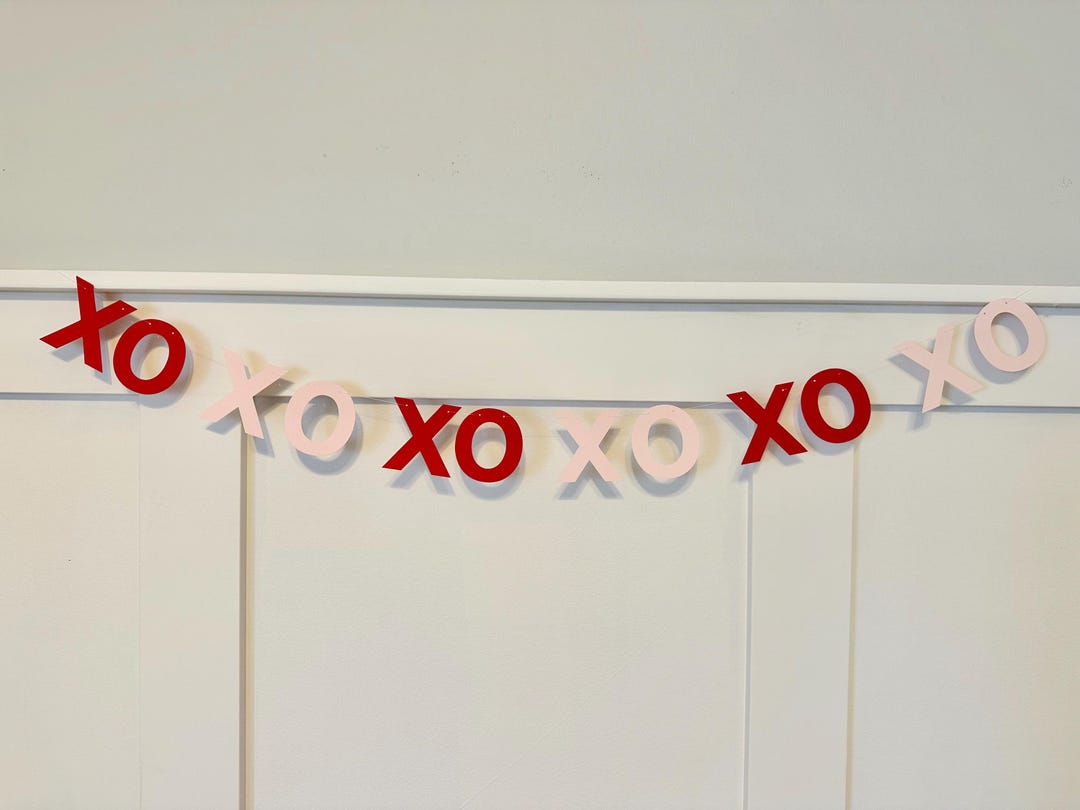 Valentine's Day Banner XO Banner Valentines Day Xo Banner - Etsy