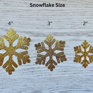 Gold Glitter Snowflake Banner Winter Snowflake Banner Winter Birthday ...