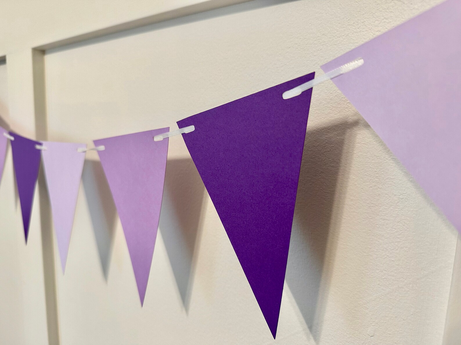Purple Ombre Flag Bunting Happy Birthday Bunting Purple Ombre ...