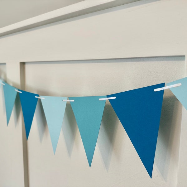 Blue Bunting - Etsy