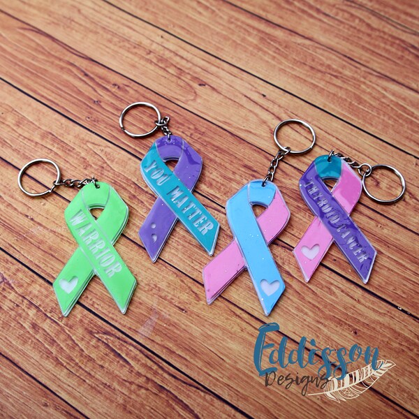 Ribbon Keychain - Etsy