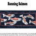 Running Salmon Fusible Applique Quilt Pattern. - Etsy