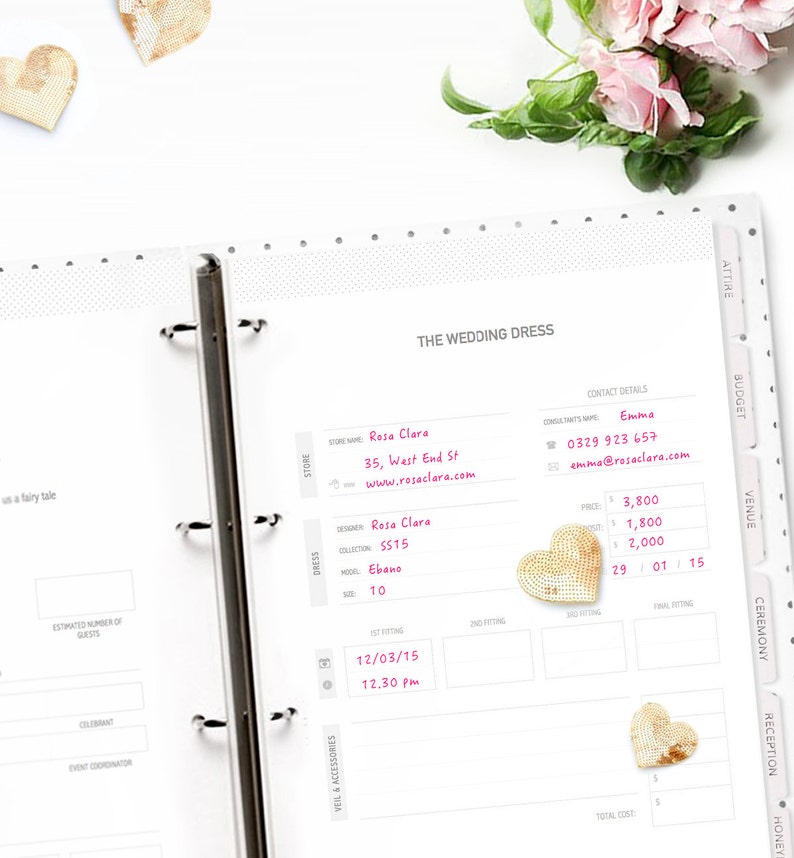 Printable Wedding Planner. Stylish and Beautiful - Etsy