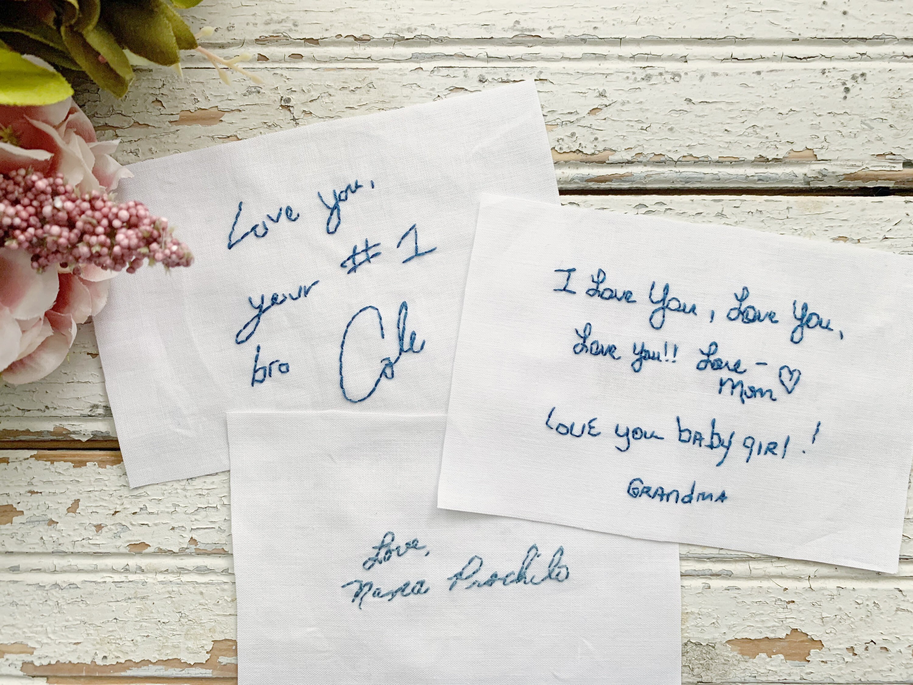 Memorial Handwriting Note for Wedding Dress Personalized - Etsy