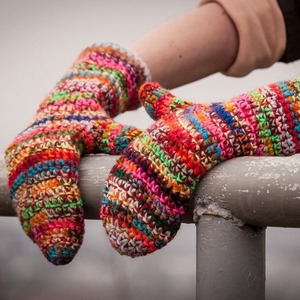 Rainbow Mittens - Etsy