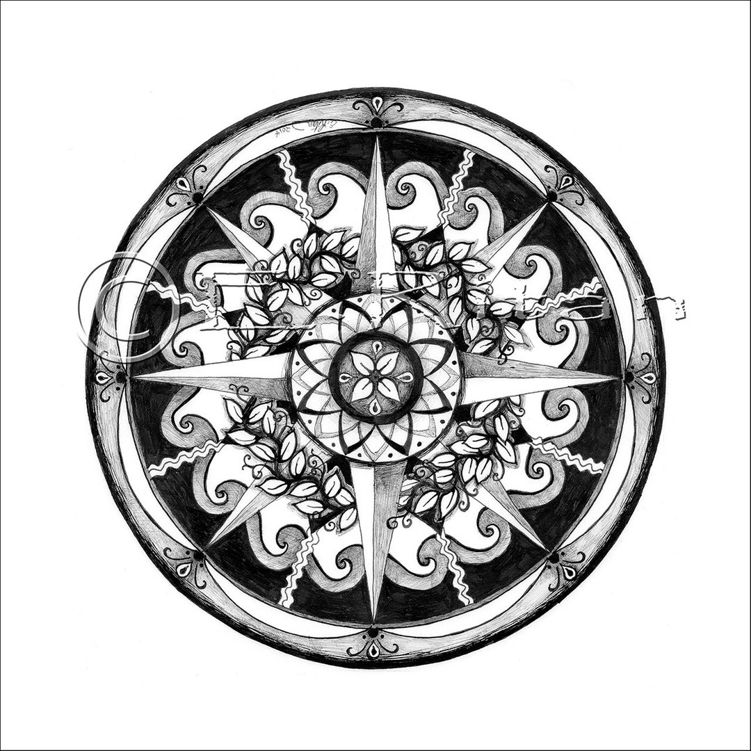 Tangled Mandala - Etsy