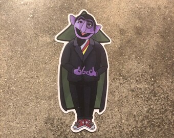 Sesame street count | Etsy